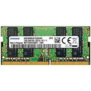 Samsung 16GB DDR4 3200MHz SODIMM PC4-25600 CL22 2Rx8 1.2V 260-Pin SO-DIMM Laptop Notebook RAM Memory Module M471A2K43DB1-CWE