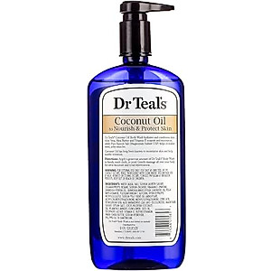Dr Teal's Body Wash, Nourish & Protect with Coconut Oil, 24 fl oz