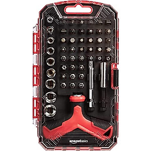 Amazon Basics 51-Piece Precision Nut and Screwdriver Set
