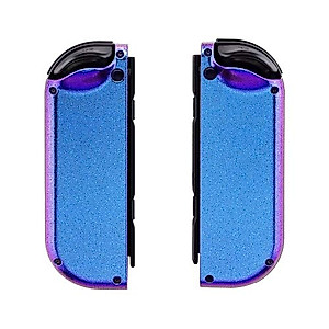 MODDEDZONE Custom Joy-Con's Controllers Soft Touch Finish Unique Design… (Multiple Designs Available) (Enigma)