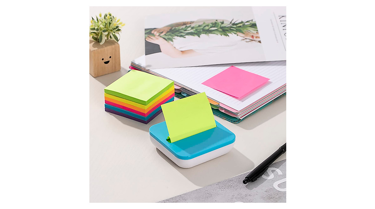 Pop-Up Sticky Notes 3x3 in - Bright Colors & Strong Adhesive