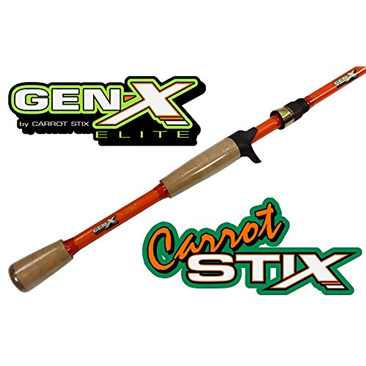 Carrot Stix Gen X Elite CASTING Fishing Rod - 6 foot 9 inch Medium Heavy Fast - CGXE691MH-F-C