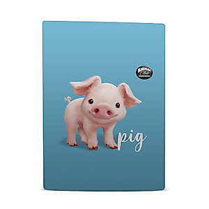 Head Case Designs Officially Licensed Animal Club International Pig Faces Vinyl Faceplate Sticker Gaming Skin Case Cover Compatible with Sony Playstation 5 PS5 Digital Edition Console