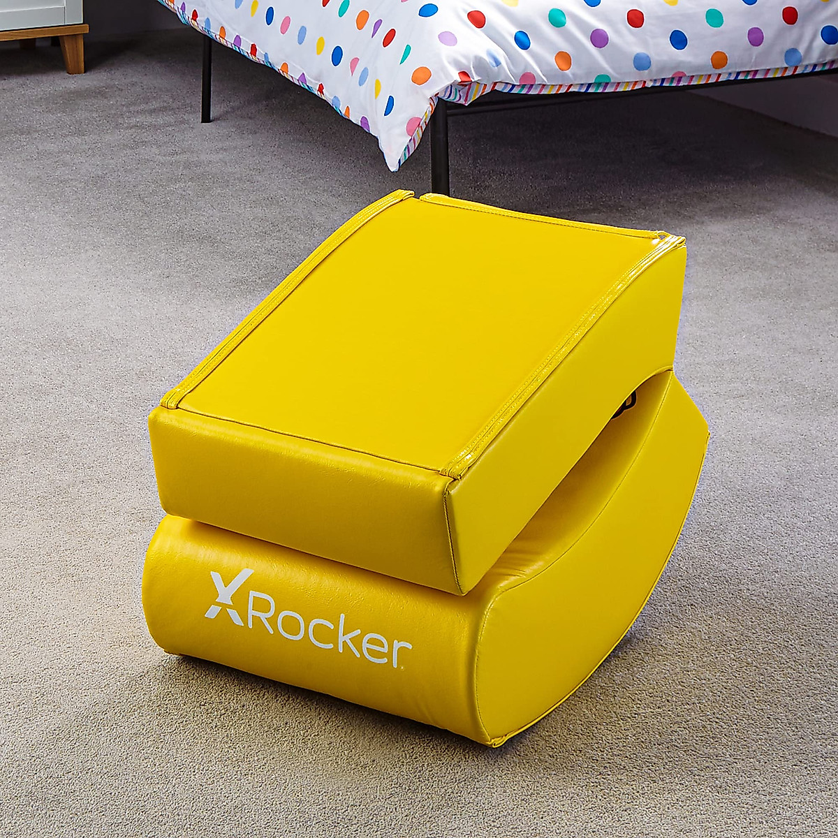 X Rocker Video Rocker V2 - Floor Rocker Gaming Chair (Black/Grey) (PS4//)