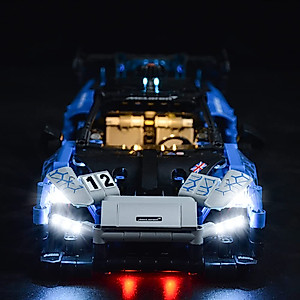 Kyglaring Led Light kit Only - Light Set Designed for Lego 42123 Creator Expet McLaren Senna GTR Toy Car Model Building Set- NOT Included Lego Model (Standard Version)