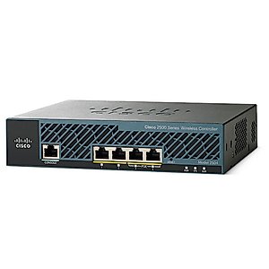 Cisco 2504 AIR-CT2504-5-K9 5 Access Points Wireless LAN Controller
