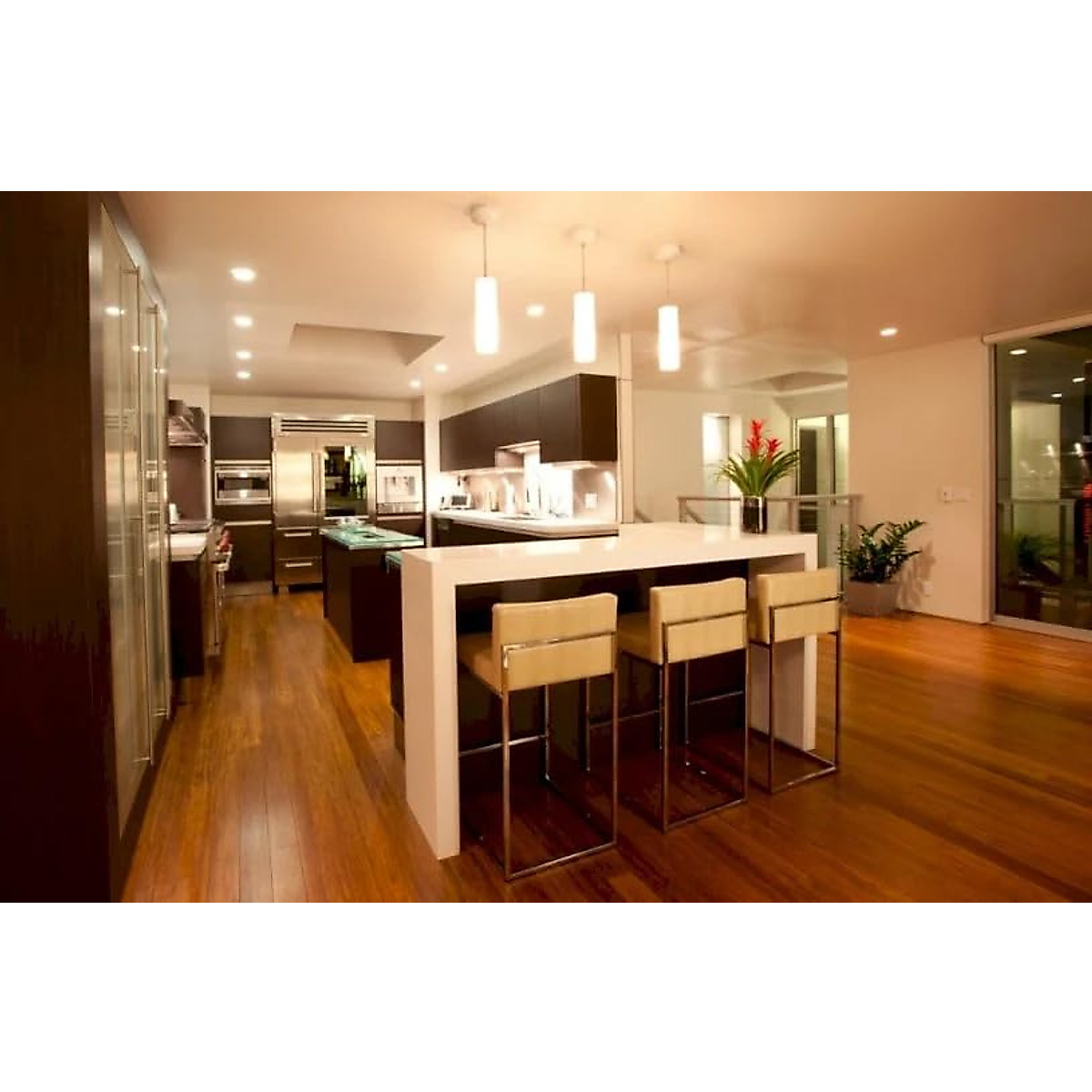 8" Sample Piece - Ambient Carbonized Wide Plank Bamboo Flooring | Test The Durability & Elegance at Home