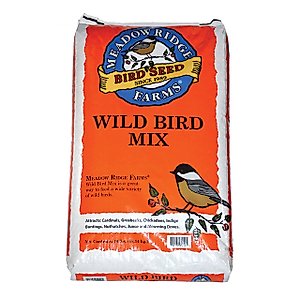 Meadow Ridge Farms Wild Bird Seed Mix, 40-Pound Bag