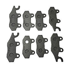 Complete Front and Rear Severe Duty Brake Pad Set for 2008-2013 Yamaha Rhino 700