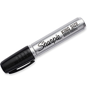 2 Pack 15001 Box of 12 King Size Chisel Tip Permanent Markers