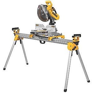 DEWALT Miter Saw Stand, Heavy Duty, 500 lb. Capacity, Portable with Leg Locks (DWX723),Silver