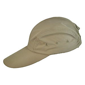 Torrey Hats UPF 50+ Long Bill Adjustable Baseball Cap (Khaki)