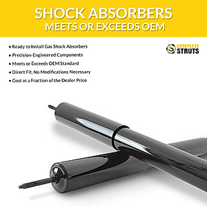 COMPLETESTRUTS - Front Complete Strut Assemblies with Coil Springs and Rear Shock Absorbers Replacement for 2011-2014 Ford Edge - Set of 4