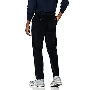 Amazon Essentials Men's Classic-Fit Corduroy Chino Pant, Black, 38W x 32L