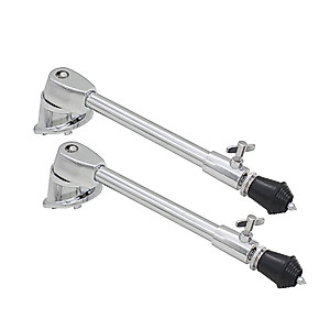 Drum Spurs, Adjustable Bass Drum Stand Legs Anti-rust Spurs 1 Pair