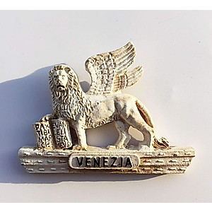 Winged Lion of Venice Italy 3D Fridge Magnet Travel Souvenir Gift Collection Home Kitchen Decoration Magnetic Sticker Venezia Refrigerator Magnet