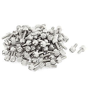 CNIM Hot Computer PC Case M4x10mm Knurled Head Phillips Thumb Screws 100pcs