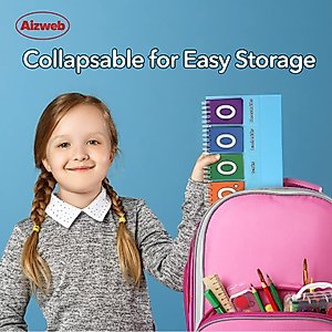 Aizweb Place Value Flip Chart - Math Manipulatives K-3 for Elementary Classroom-Double-Sided with Whole Numbers and Decimals-Learn to Count by Ones,Tens,Hundreds,Thousands and Millions(7 Digits)