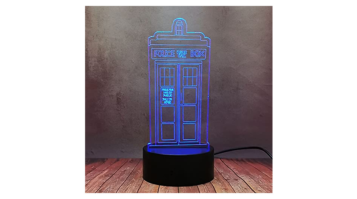 3D LED Night Light TARDIS - Creative Bedroom Decor