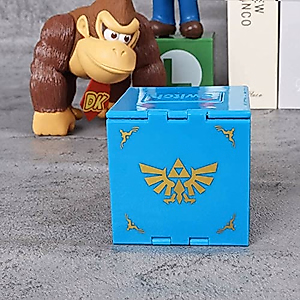 doepeBAE Games Storage Case Compatible for Nintendo Switch - Video Game Card Holde Protective Storage System Game Card Organizer Travel Container Box Hard Shell with 16 Game Card Slots (Z Blue 16)