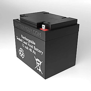 BatteryGuy UB12400 Replacement 12V 40Ah Battery - BatteryGuy Brand Equivalent