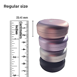Brando Moon Purple Pocket Storage Case Container Smell Proof and Air Tight - Easy to Carry and Best Way to Preserve & Coffee - 2.1 x 0.9"