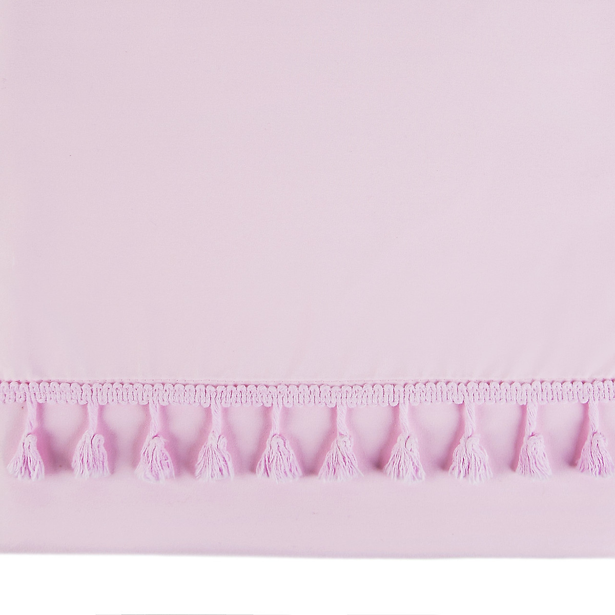 Tadpoles Crib Skirt with Tassel | 28" x 52" with a 14" Drop | Made of 100% Softly Brushed Microfiber Polyester | Easy to Care for | Soft, Smooth, Breathable & Durable | Ideal for Babies | Pink