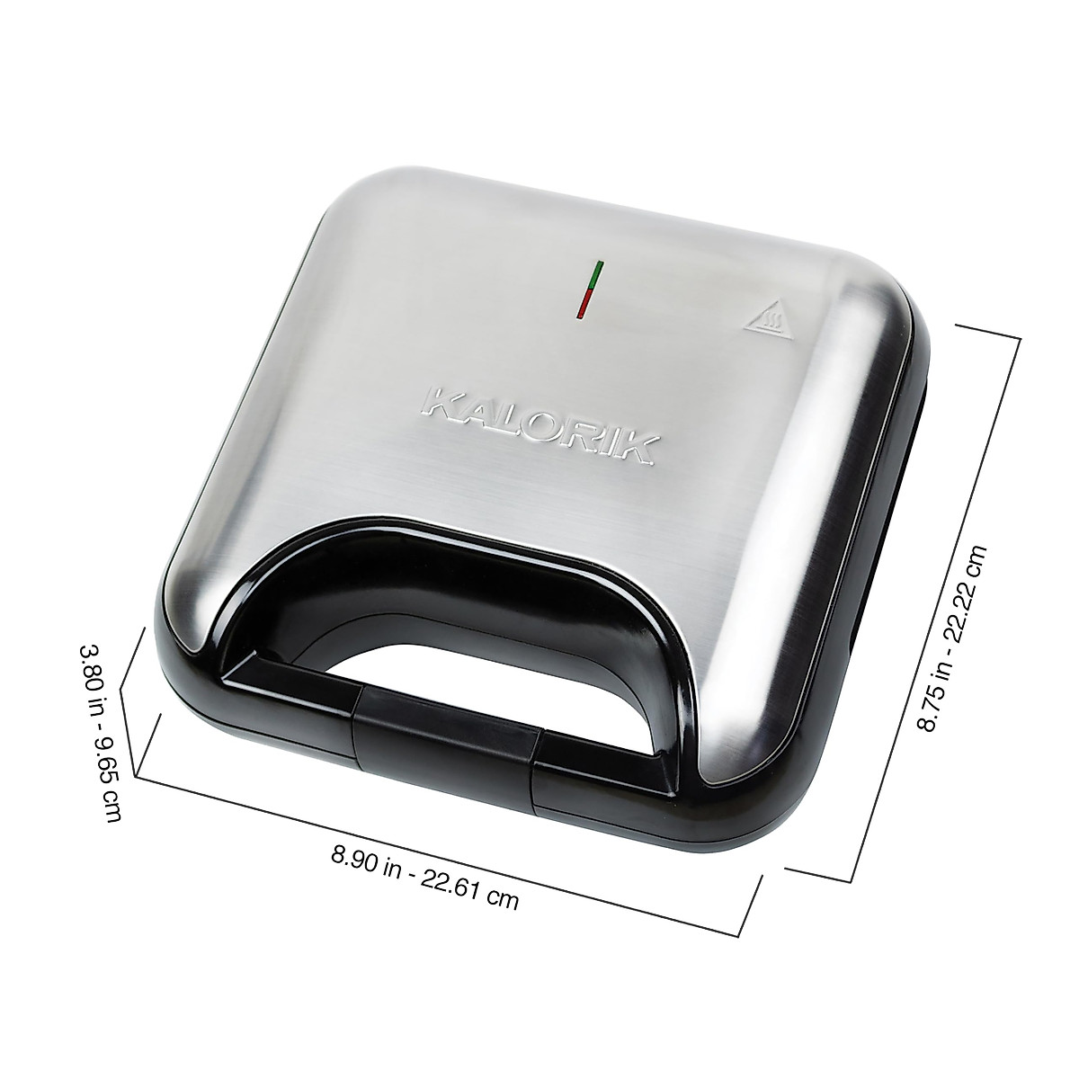 Kalorik Multi-Purpose Waffle, Grill and Sandwich Maker, Stainless Steel (SM 47451 SS)