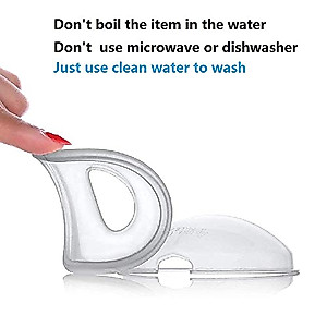 Breast Milk Leaking Storage Collection Shell Nursing Mom for Breastfeeding Nipple Cups Reusable Washable(2 Pack)