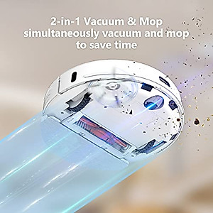 Imou Robot Vacuum and Mop Combo, Slim, 2700Pa Strong Suction, LiDAR Navigation, Obstacle Avoidance, Self-Charging Robotic Vacuum Cleaner, Ideal for Pet Hair, Carpets, Hard Floors, L11