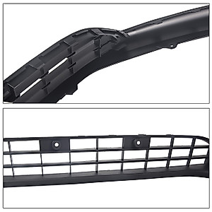 ECOTRIC Front Bumper Valance Lower Grill Compatible with 2015-2018 Ford Focus F1EZ17626A Lower Lip Chin Grill Grille Spoiler Panel