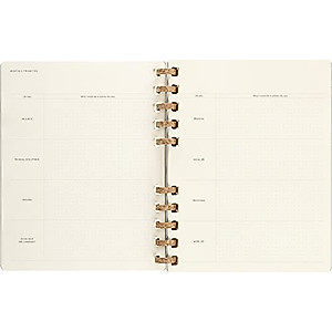 Moleskine Spiral 12 Month 2023 Solar Year Planner, Hard Cover, XXL (8.25" X 11.75"), Smoke