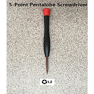 Replacement 6pcs Bottom case Cover Screws & Screwdriver for MacBook pro A1706 2016-2017 A1989 2018-2019 Space Gray