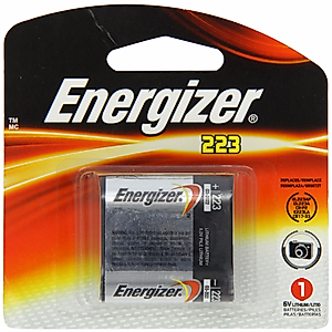 Energizer Photo Special Application Battery, Cell Size, 223