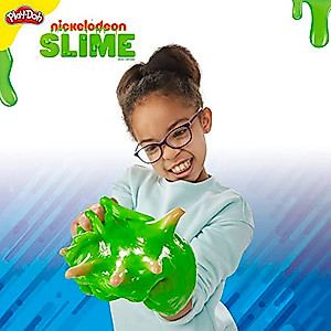 Play-Doh Nickelodeon Slime Brand Compound Stretchy Green Tub, 30 Ounces of Bulk Slime for Kids, Sensory Toys for Girls & Boys 3 Years & Up, Kids Gifts
