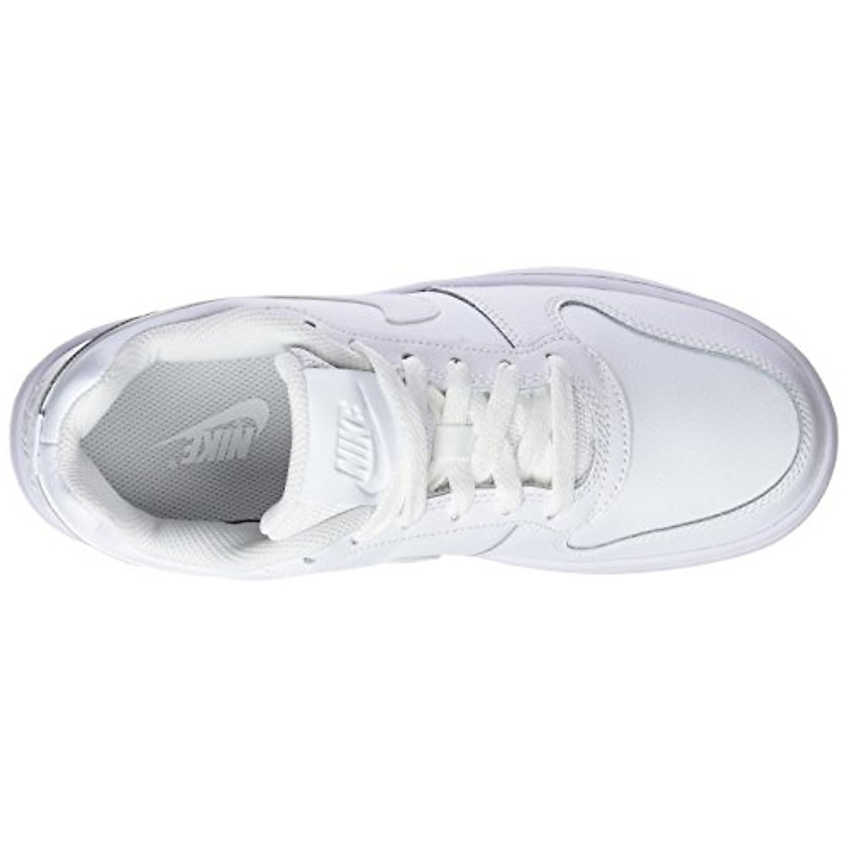 Nike Women's Ebernon Low Sneaker, White/White, 9 Regular US