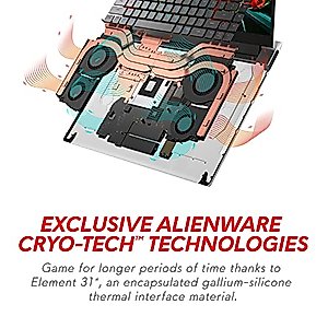Alienware x15 R1 VR Ready Gaming Laptop - 15.6 inch FHD 360Hz Display, Intel Core i7-11800H, 16GB DDR4 RAM, 1TB SSD, HDMI, WiFi, NVIDIA GeForce RTX 3070 8GB GDDR6, Windows 11 Home - White