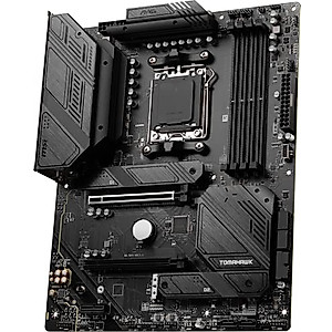 MSI MAG B650 Tomahawk WiFi Gaming Motherboard (AMD AM5, ATX, DDR5, PCIe 4.0, M.2, SATA 6Gb/s, USB 3.2 Gen 2, HDMI/DP, Wi-Fi 6E, AMD Ryzen 7000 Series Desktop Processors)