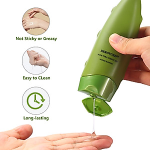 Aloe Vera Lube, Super Slippery Sex Lube Organic Water Based Lube Long Lasting Personal Lube for Sex, Sexual Lubricant for Vagina, Oral and Anal Sex 4 Oz- Paraben Free