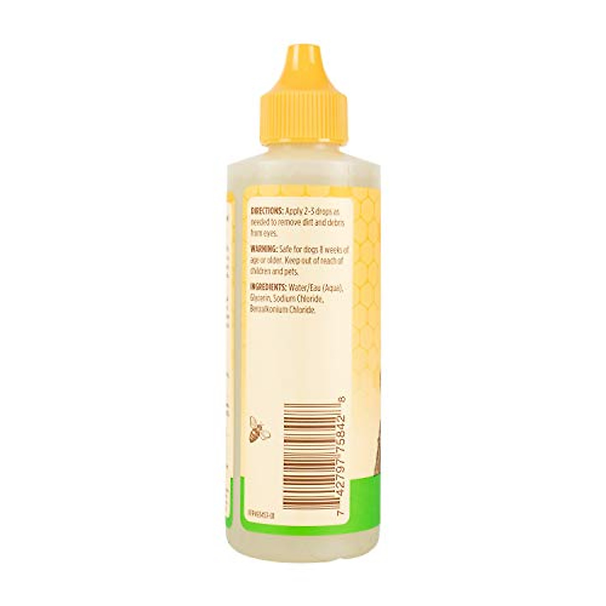 Burt's Bees for Pets Dogs Natural Eye Wash with Saline Solution | Eye Wash Drops for Dogs Or Puppies | Eliminate Dirt and Debris from Dog Eyes with Dog Eye Rinse, 4oz