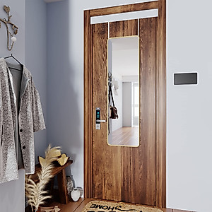 Giftgarden 47"x14" Gold Full Length Mirror Aluminum Framed, Modern Long Wall Mirror Tall Full-Body, Wall Mounted or Over The Door Hanging for Bedroom Closet Bathroom, Golden
