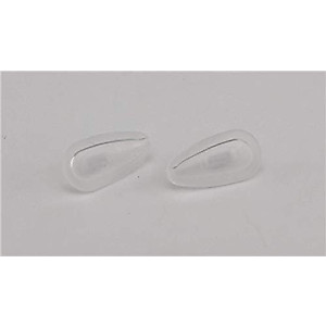 Eyeglass Repair Kit for Screw in Nosepads for Spectacle Frames Eyeglasses with Flat Head/Phillips Screwdriver 6 Screws & 2 Pairs of 2 Different Size Silicone Nose Pads Included