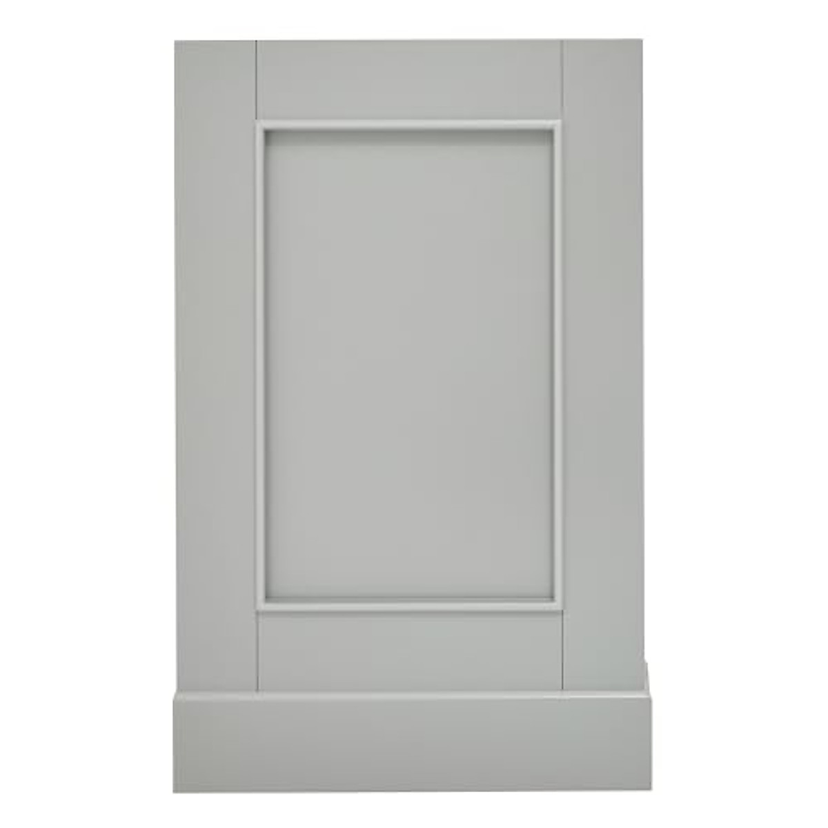 ARIEL Stafford 60" Grey Bathroom Vanity Base Cabinet, Double Sink Configuration, 4 Soft Closing Doors, 6 Full Extension Dovetail Drawers, Brushed Nickel