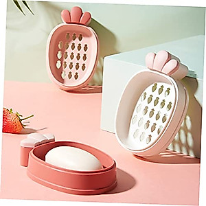 Zerodeko 9 Pcs Carrot Soap Box Soap Dish Bar Soap Case Containers with Lids Soap Holder for Shower Wall Ornament Container Easter Bath Soap Liquid Soap Tray Sink Travel Pp Storage Tank
