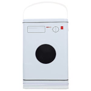 Washing Machine Shape Candy Storage Box Food Storage Containers with Lid Multigrain Storage Tin Canister Bin Sundries Holder Decor