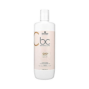 Schwarzkopf BC Bonacure Time Restore Conditioner, Clear, 33.81 Fl Oz