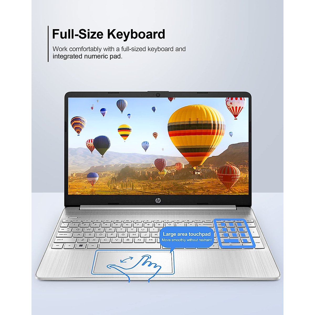 HP 2023 Newest 15.6" Touchscreen Laptop, Intel Core i3-1115G4 Processor Up to 4.1GHz, 16GB RAM, 1T SSD, Intel Iris Xe Graphics, Thin & Portable, 11 H Battery Life, Anti-Glare, Windows 11 Home S