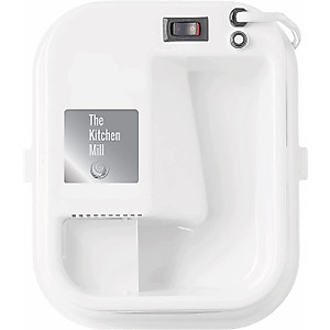 The Kitchen Mill Electric Grain Mill - High Speed Wheat Grinder, Corn Grinder, Grain Grinder, Flour Mill - Assembled in the USA - Stainless Steel Milling Chamber