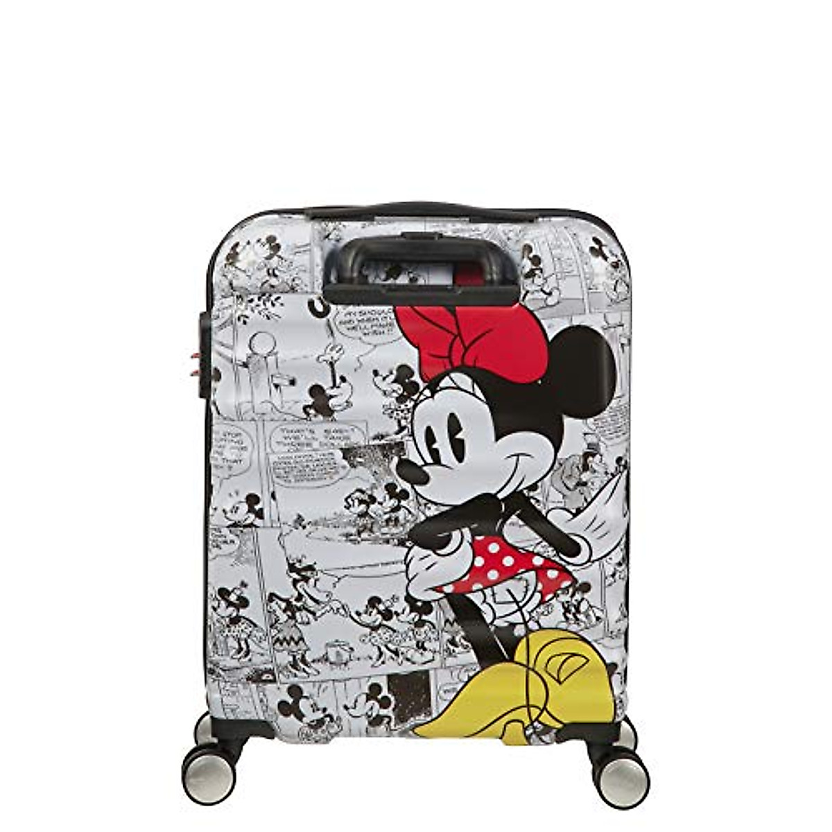 American Tourister Spinner S (55 cm-36 L), White (Minnie Comics White)