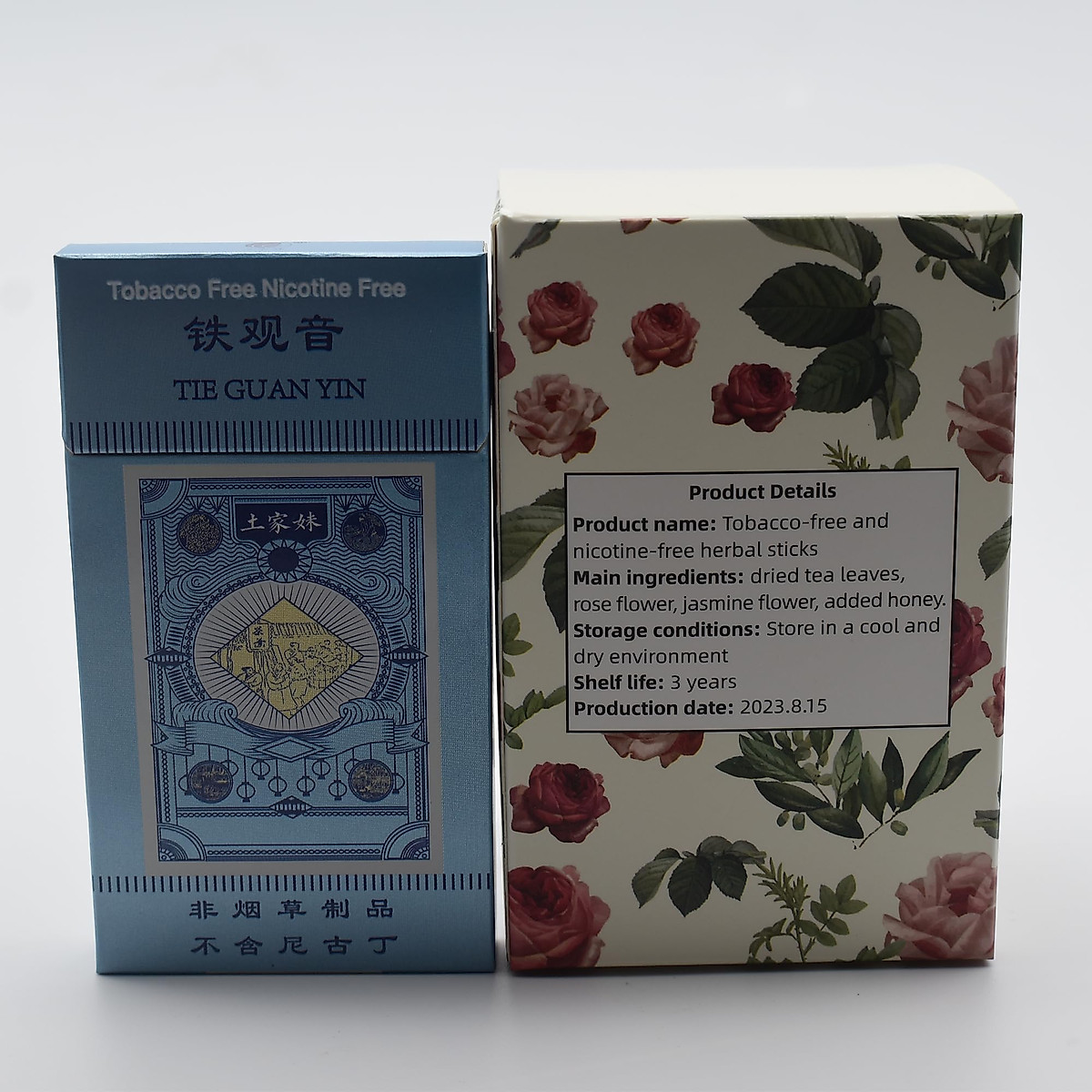 Fetcasy® Herbal Cigarettes - Tobacco and Nicotine Free， 2 Packs 40 Smokes